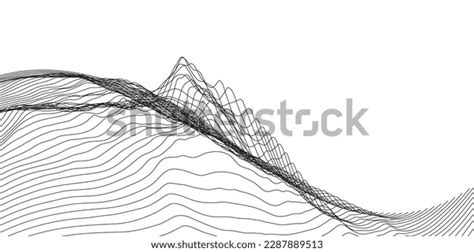 Abstract Wireframe Background D Grid Technology Stock Vector Royalty Free