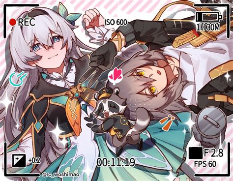 Trailblazer Firefly Stelle And Lordly Trashcan Honkai And More Drawn By Rcwoshimao Danbooru