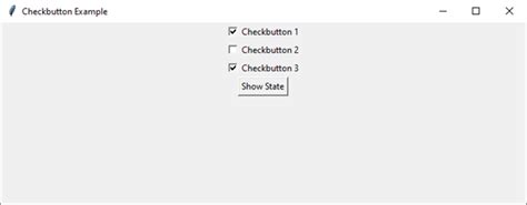 How To Get The State Of Multiple Checkbuttons In Tkinter