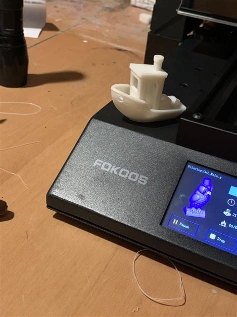 First Print On My Fokoos Printer R 3dprinting