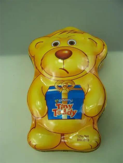 Arnotts Tiny Teddy Biscuit Tin 125gm 1695 Picclick Au