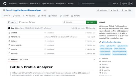 Ai Powered Github Profile Analyser Tool Thejo Ai