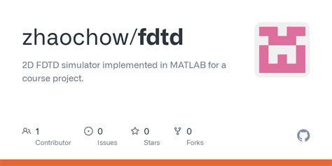 GitHub Zhaochow Fdtd D FDTD Simulator Implemented In MATLAB For A Course Project