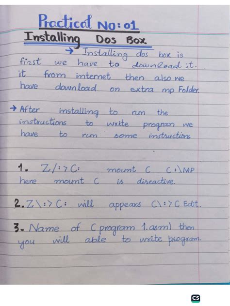 Assmbly Practicals Pdf