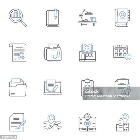 디지털 학습 라인 아이콘 컬렉션입니다 E러닝 온라인 교육 가상 교실 원격 교육 웨비나 상호 작용 게임화 벡터 및 선형