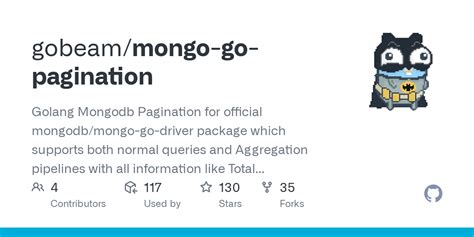 Github Gobeammongo Go Pagination Golang Mongodb Pagination For