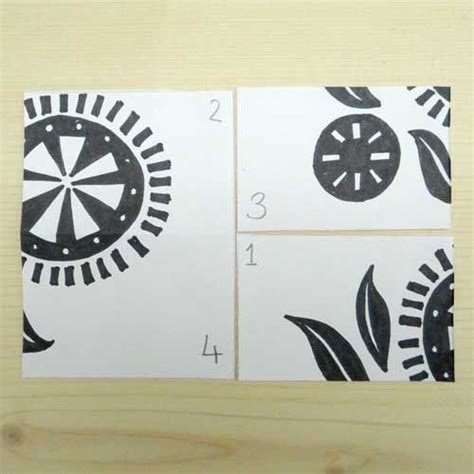 how to design and print a half drop repeating pattern repeating