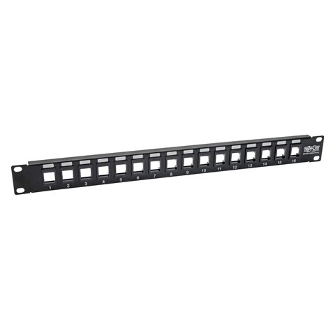 Port Unshielded Blank Keystone Patch Panel U Rack Eaton