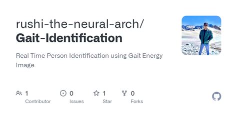 Github Rushi The Neural Arch Gait Identification Real Time Person
