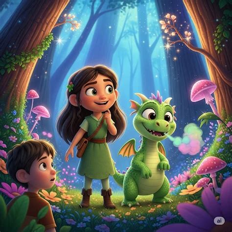 ️ La Misión Mágica De Lía Y Su Dragóncito Verde Un Viaje De Valores Y Aventuras A Través Del