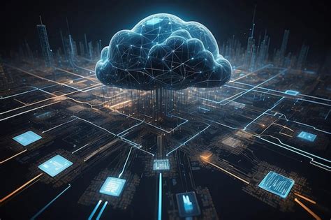 premium photo blue hues of connectivity exploring dynamic networks