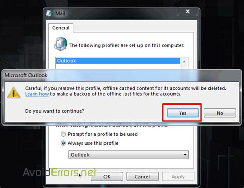 Solved Outlook Cannot Logon Verify You Are Connected To The Network