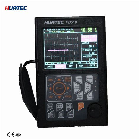 Ndt Ultrasonic Crack Detection Test With Big Memory Of 500 A Graph Huatec Fd510