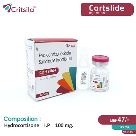 Cortslide Injection Hydrocortisone 100mg