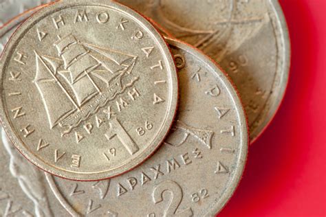 다양한 그리스 드라크마 동전 한 드라크마 아이콘입니다 1에 대한 스톡 사진 및 기타 이미지 1 2015년 가계 Istock