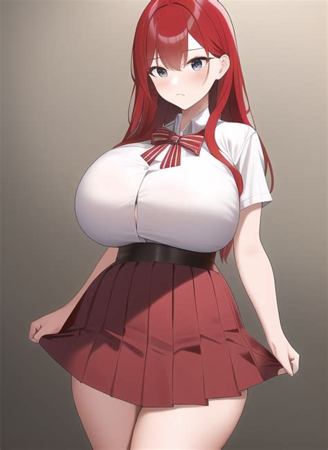 Red Hair Girl With Big Ass Boobs By Minikouek On Deviantart