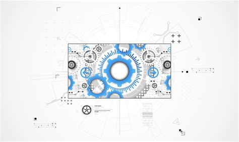 Abstract Technology Background Communication Vector Image