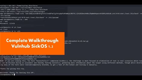 Cyber Security Ethical Hacking Pentesting Lab Vulnhub