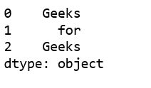 Creating A Pandas Series From Lists GeeksforGeeks