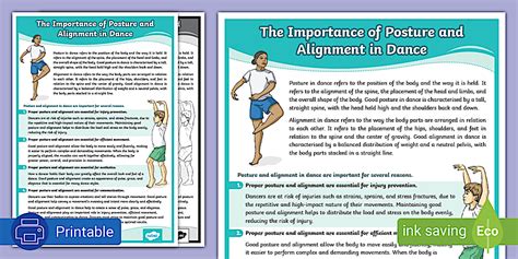 Importance Of Posture And Alignment Teacher Made Twinkl