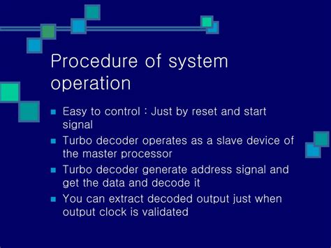 Ppt Turbo Decoder Core For Asicandsystem Development Powerpoint