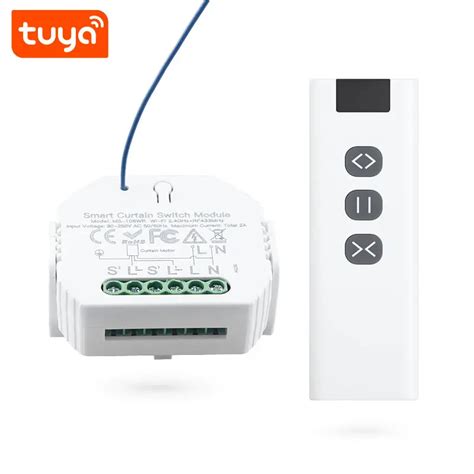 Wifi Control Smart Life Tuya 1ch Curtain Module With Rf433mhz And Remo Digital Life