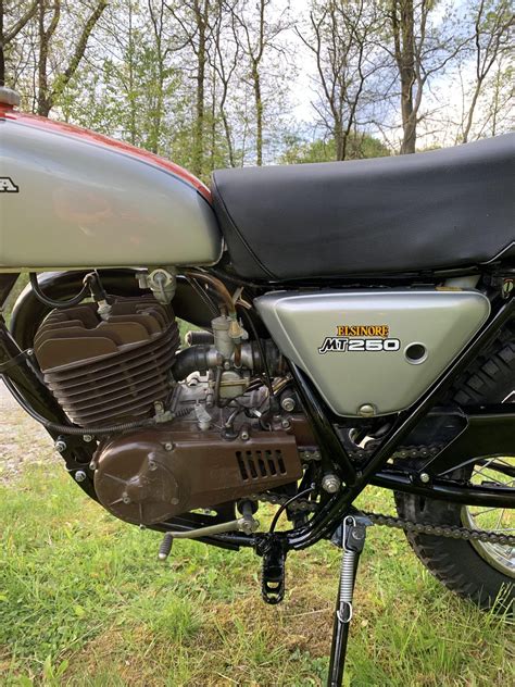 1974 Honda Mt250 Elsinore Lands On The Block Carrying A Layer Of