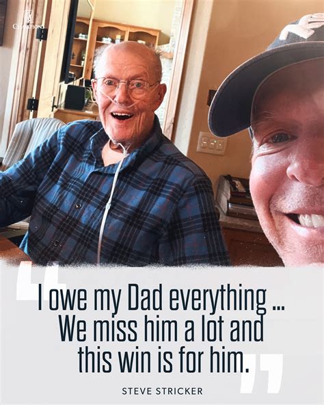 Steve Strickers Father Passed Away Pga Tour Champions