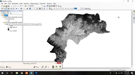 Radiometric Correction On Arcgis 105 Tutorial 2 Tekson Youtube