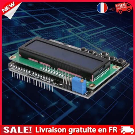 Module Lcd 1602 Affichage Clavier Shield Pour Arduino Expansion Board