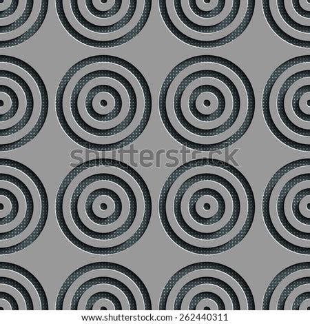 Seamless Circle Pattern Vector Abstract Background Stock Vector Shutterstock