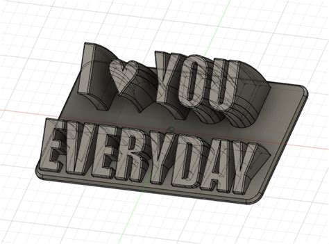 f360 1 minutetext generator by 3d printing ideas download free stl
