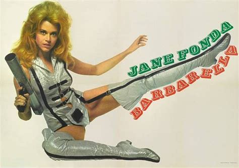 Jane Fonda In An Italian Promotional Poster For Barbarella 1968