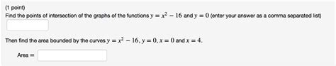 Solved Find The Points Of Intersection Of The Graphs Of The
