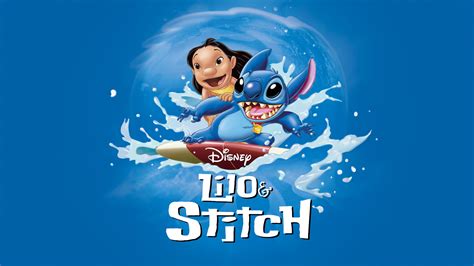 Lilo And Stitch Wallpaper 4k Movie Poster Blue Background 5k