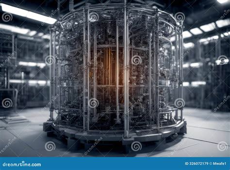 Rendering 3d Image Aeroengine Test Wireframe Twin Concept Cell Digital Three Dimensional