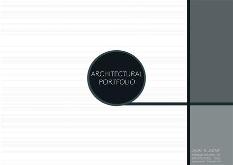 Architectural Portfolio By Gauri Jagtap Issuu