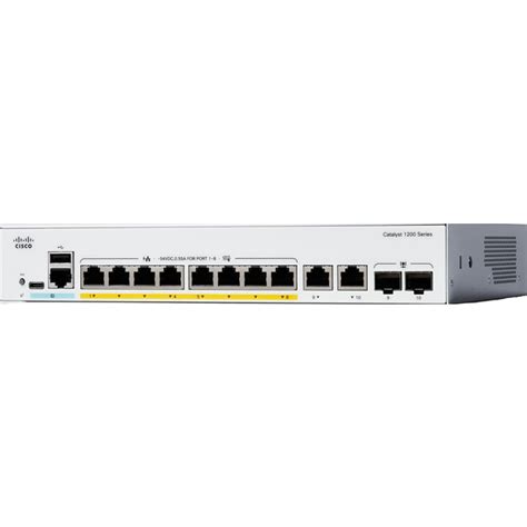 [c1200 8p E 2g] Cisco Catalyst 1200 8 Port Ge Poe Ext Ps 2x1g Combo Itk Connecting จำหน่าย