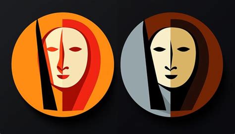 Premium Ai Image Logo For A Candle Brand Pablo Picasso Style
