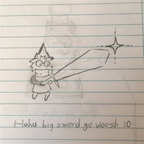 Ralsei With A Comically Large Sword R Ralsei