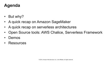 Mlops With Serverless Architectures October 2018 Ppt