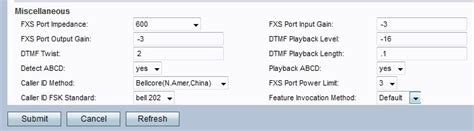 Configure Miscellaneous Settings In Regional Voice Parameters On Spa100