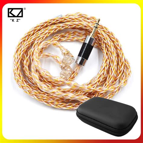 Коробка Для наушников Faaeal Включает В Себя Кабель Для Наушников Kz С Выводом Qdc S C
