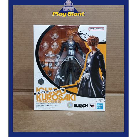 S H Figuarts Ichigo Kurosaki Bankai Tensa Zangetsu Bleach Shopee Philippines
