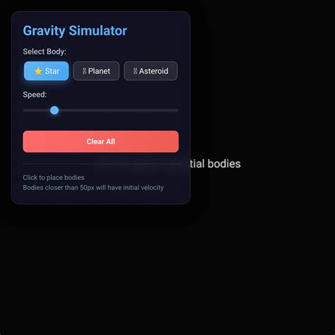 Gravity Simulator