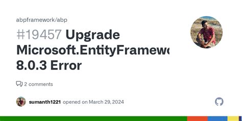 upgrade microsoft entityframeworkcore 8 0 3 error · issue 19457