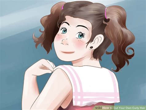 Ways To Cut Your Own Curly Hair WikiHow