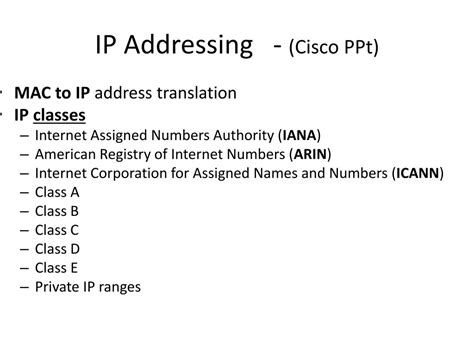 ppt tcp ip addressing and subnetting powerpoint presentation free