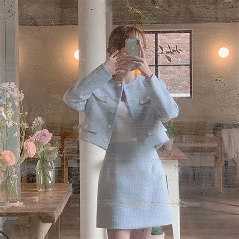 베니토 시즌특가 하객룩추천♡ Made 엘린 트위드 셋업 봄간절기데일리세트투피스미니스커트트위드자켓하객룩데이트룩벚꽃룩