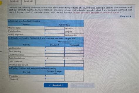 Solved Exercise 4 11 Algo Computing Product Cost Per Unit